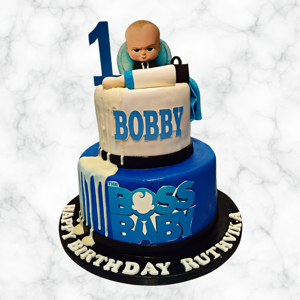 Boss Baby 1st Birthday Cake! – legateaucakes