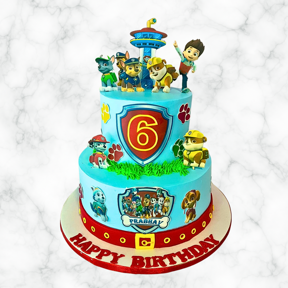 A PAWsome 6th Birthday Cake – legateaucakes