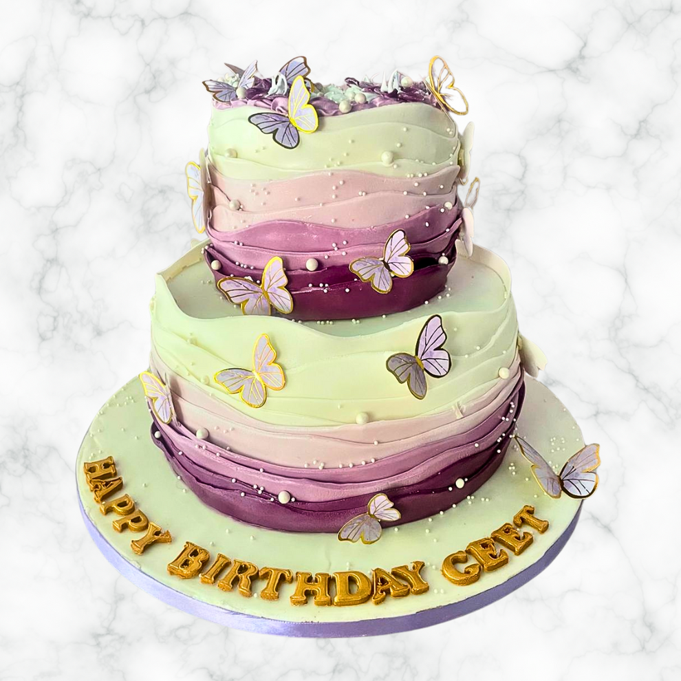 Flutter of Butterflies Cake – legateaucakes