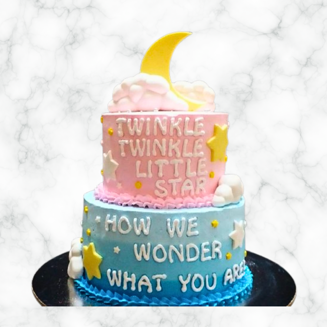Twinkle Twinkle Little Star Cake – legateaucakes