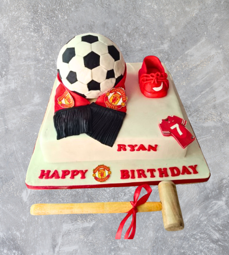 Football Champion Pinata Cake – legateaucakes