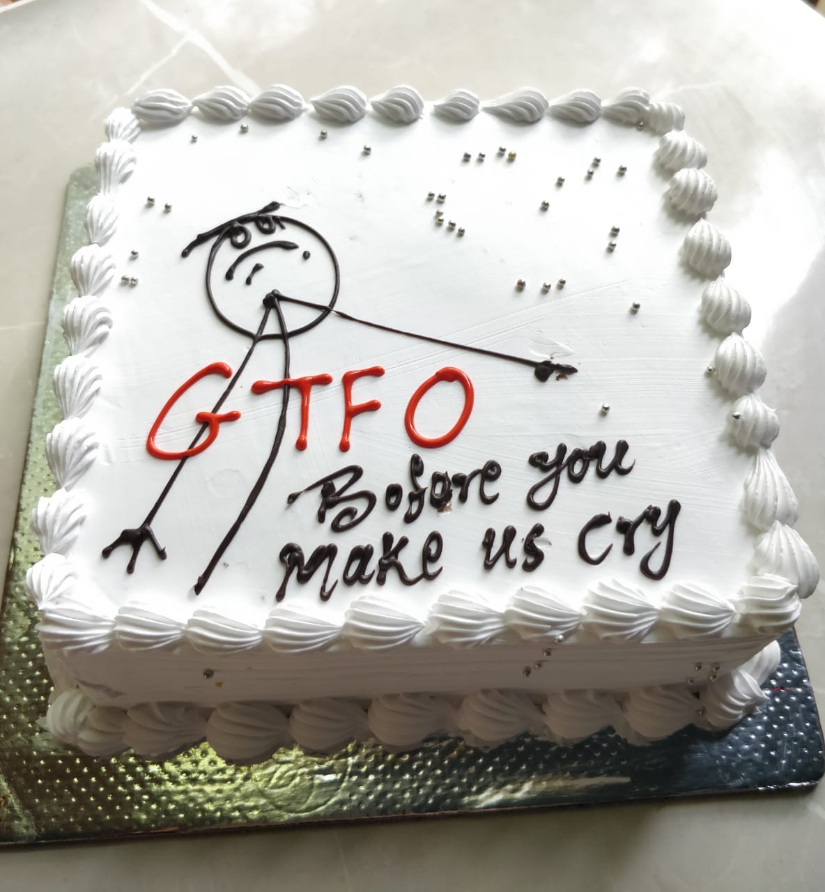 GTFO Farewell cake – legateaucakes