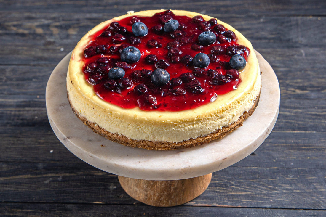 Blueberry Baked Cheesecake – legateaucakes