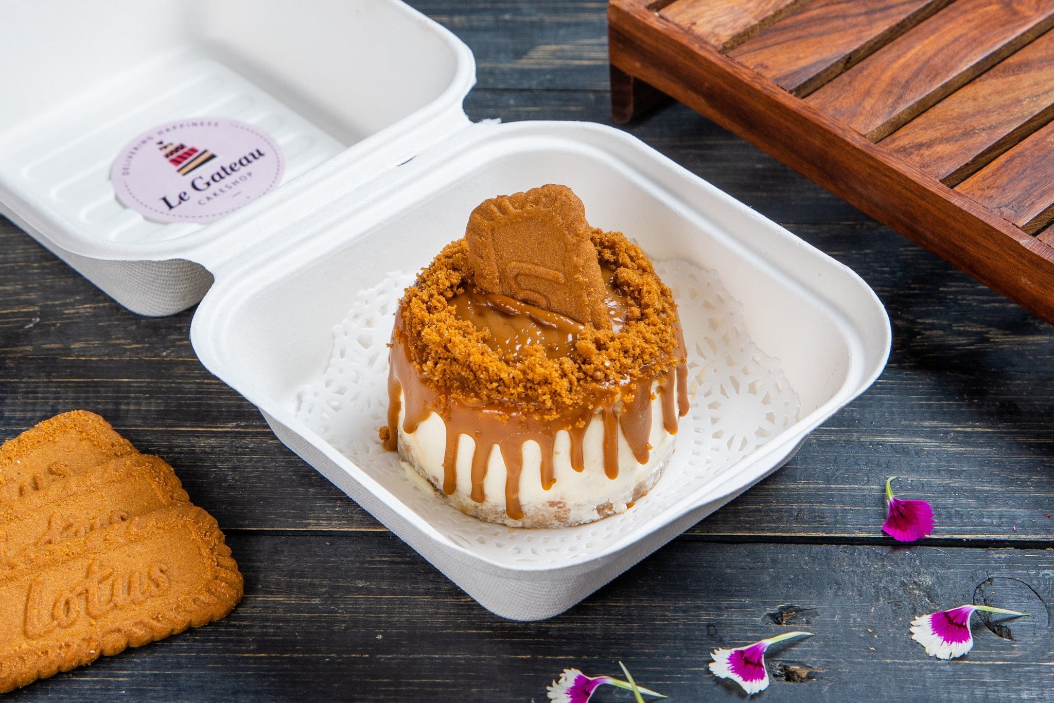 Lotus Biscoff Baked Cheesecake – legateaucakes